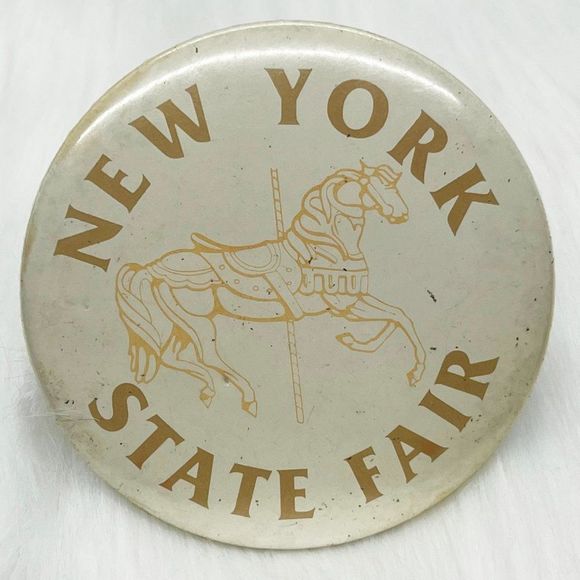 Vintage | Jewelry | 525 Vintage New York State Fair Carousel Horse Pin ...